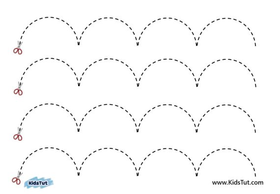 Free Printable Cutting Practice Worksheets - KidsTut