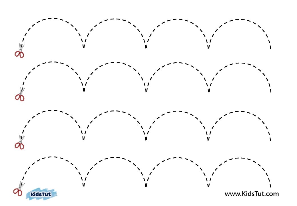 Free Printable Cutting Practice Worksheets - KidsTut