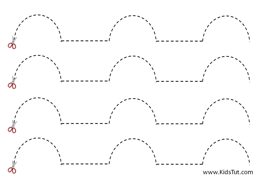 Free Printable Cutting Practice Worksheets - KidsTut