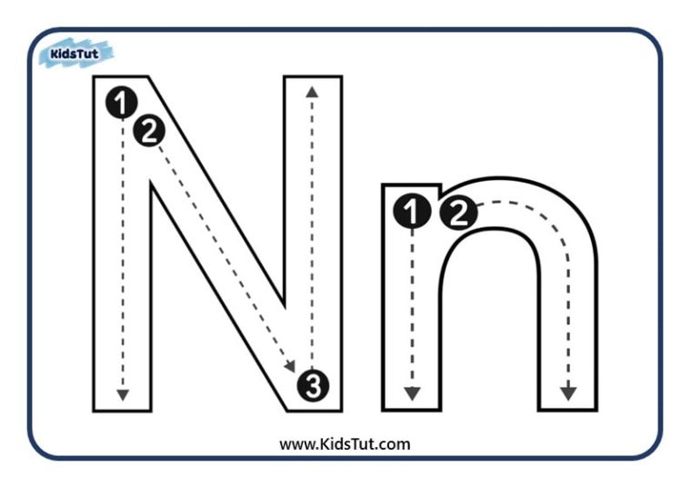 Free Alphabet Handwriting Practice cards for kids - KidsTut