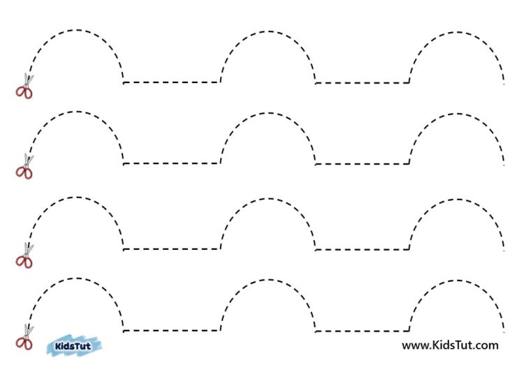 Free Printable Cutting Practice Worksheets - KidsTut