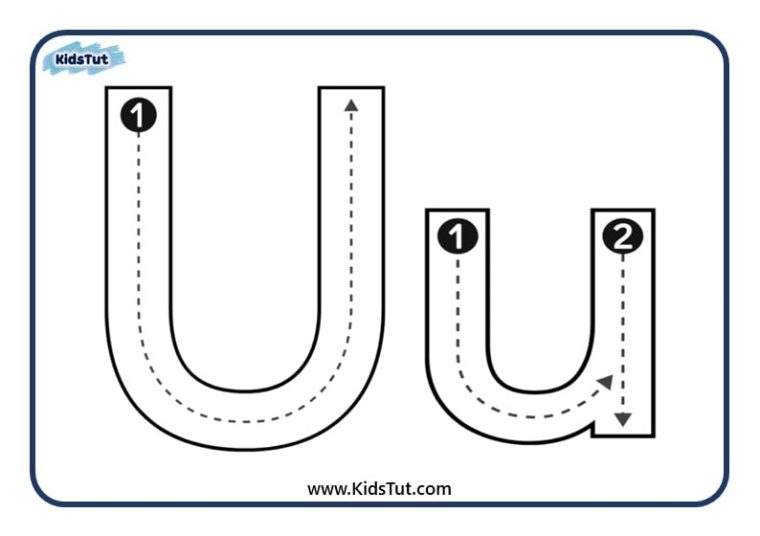 Free Alphabet Handwriting Practice cards for kids - KidsTut