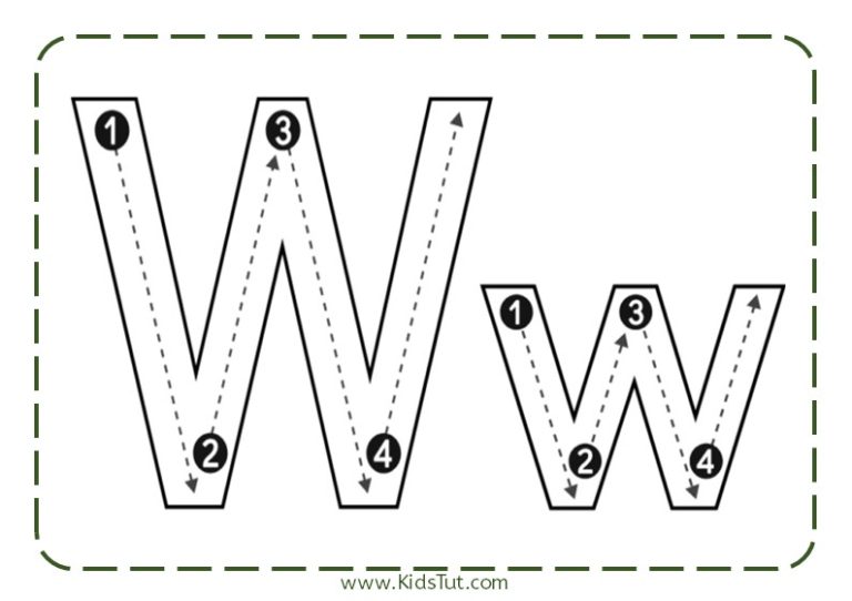 Free Alphabet Handwriting Practice cards for kids - KidsTut