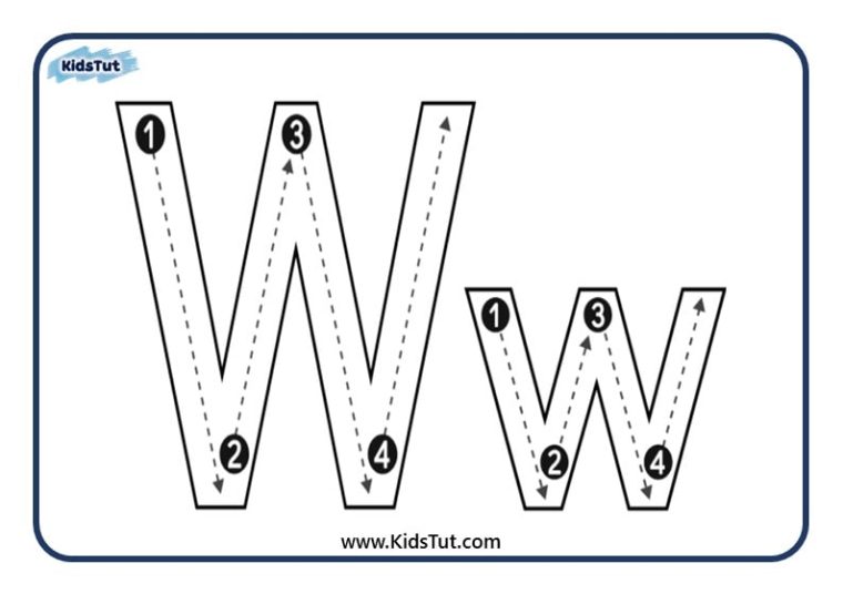 Free Alphabet Handwriting Practice cards for kids - KidsTut