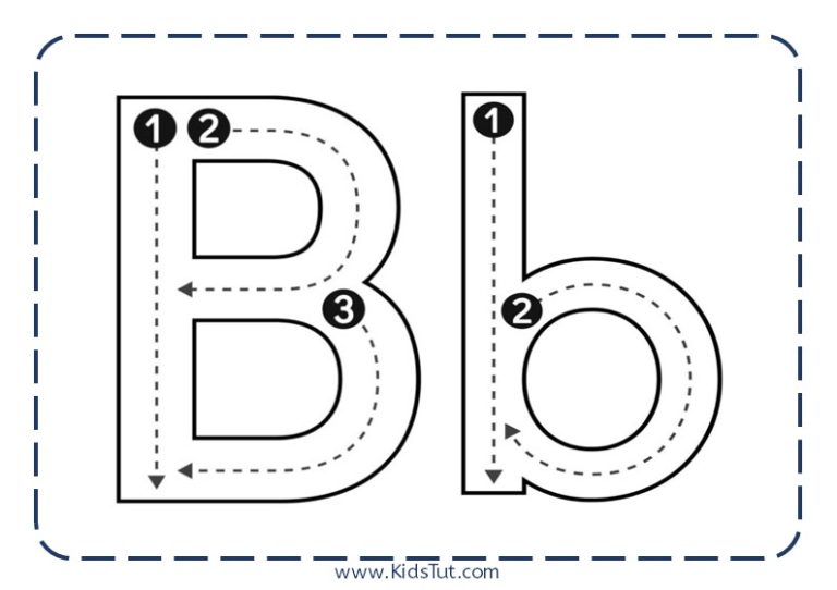 Free Alphabet Handwriting Practice cards for kids - KidsTut