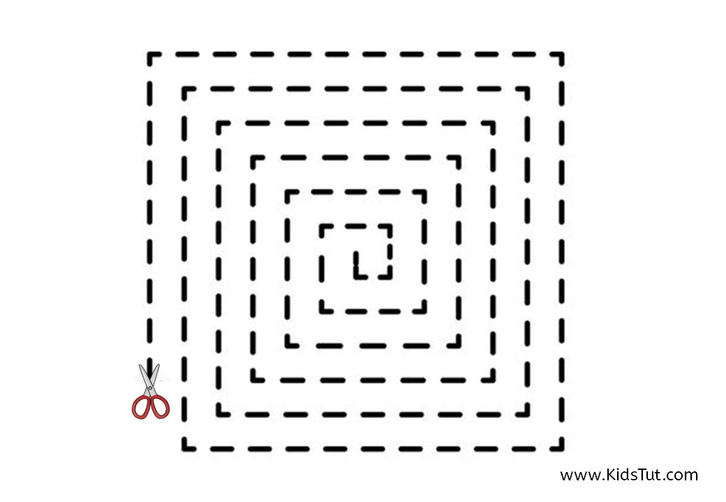 Free Printable Cutting Practice Worksheets - KidsTut