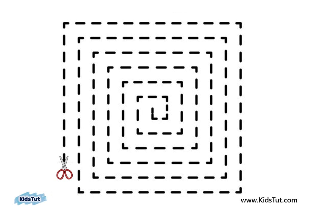 Free Printable Cutting Practice Worksheets - KidsTut