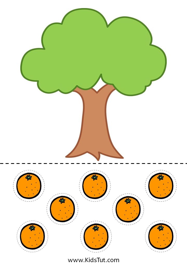 Fun Cut and Paste Activity Sheets for Kids - KidsTut