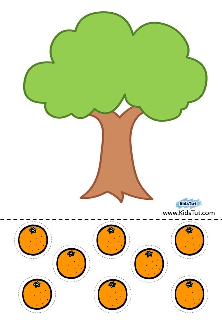 Easy Cut and Paste Activity Sheets for Kids - KidsTut