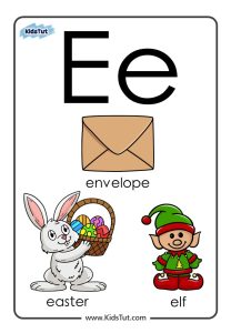 Easy ‘E’ Words with Simple Examples for Kids - KidsTut