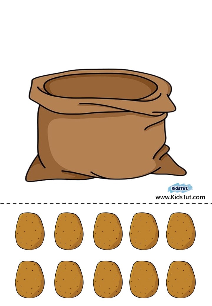 Easy Cut and Paste Activity Sheets for Kids - KidsTut