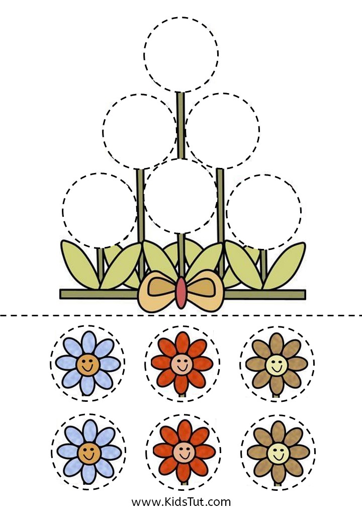 Fun Cut and Paste Activity Sheets for Kids - KidsTut