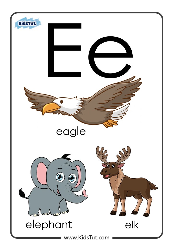 Easy ‘E’ Words with Simple Examples for Kids - KidsTut