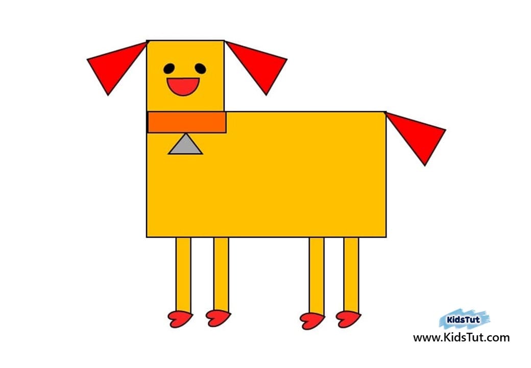 Easy Drawing Pictures from Shapes for kids - KidsTut