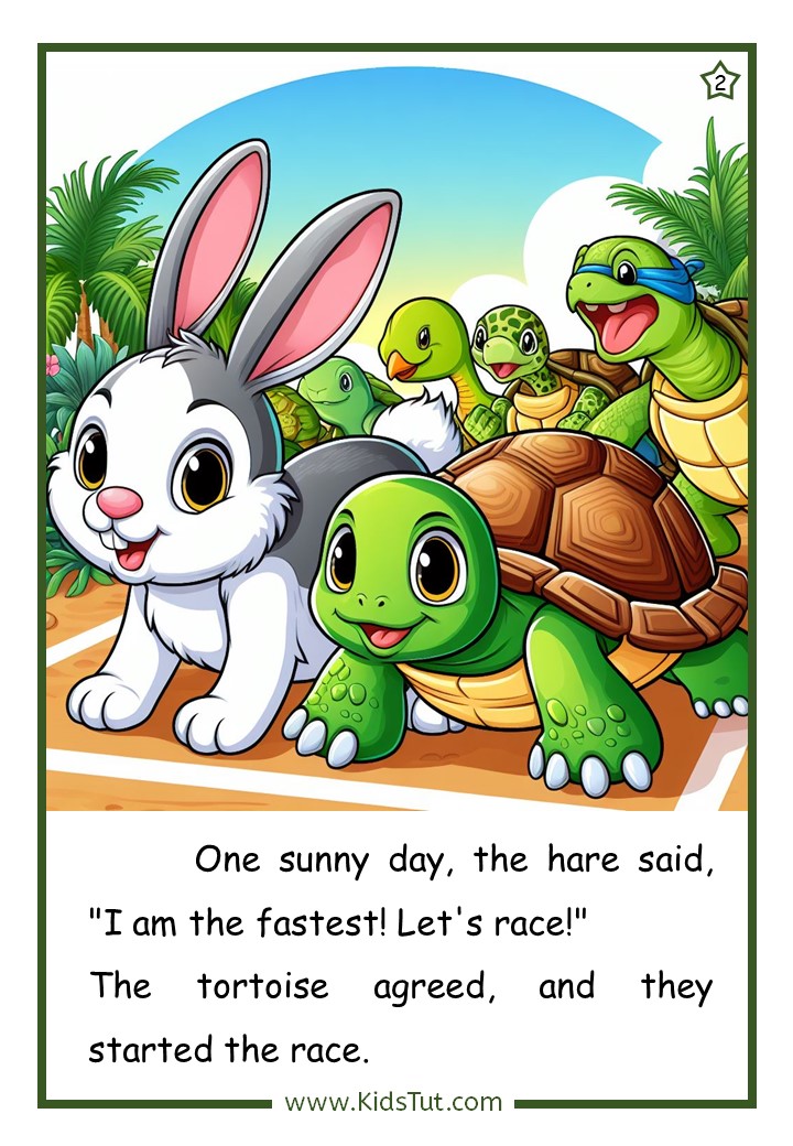 Story Time: The Tortoise and The Hare - KidsTut