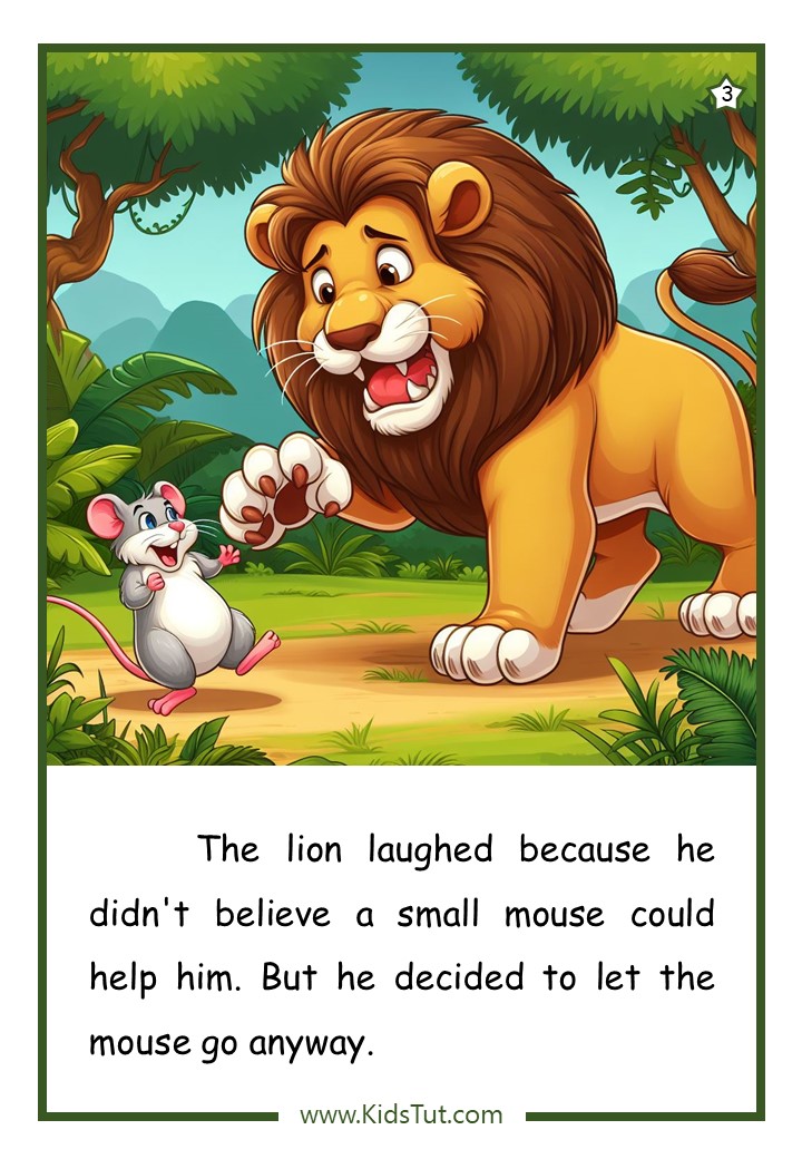 Story Time: The Lion and The Mouse - KidsTut