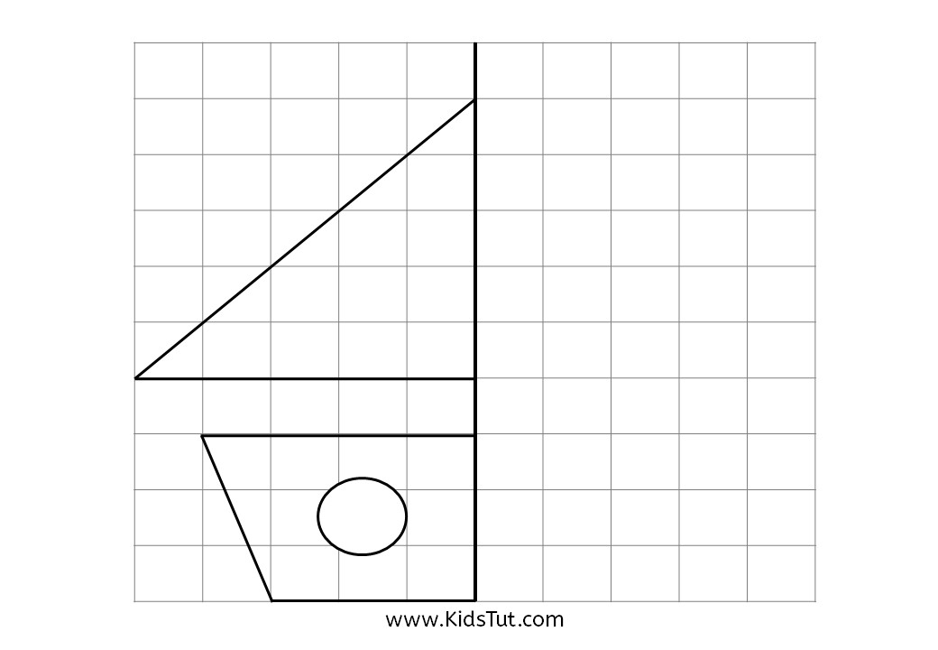 Simple Symmetry Drawing Worksheets for kids - KidsTut