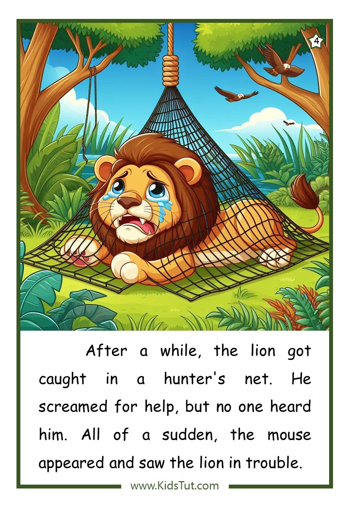 Story Time: The Lion and The Mouse - KidsTut