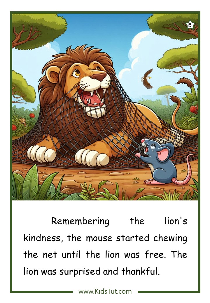 Story Time: The Lion and The Mouse - KidsTut