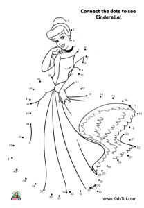Connect the Dots to See the Disney Princess - KidsTut