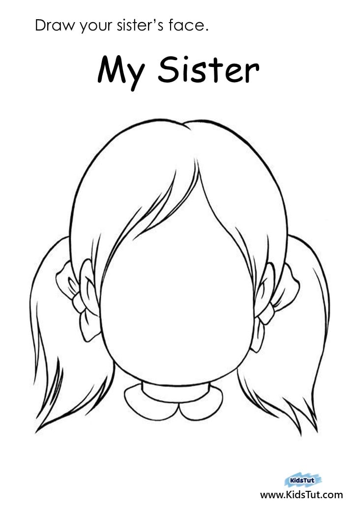 Free and Easy Family Face Drawing for kids - KidsTut