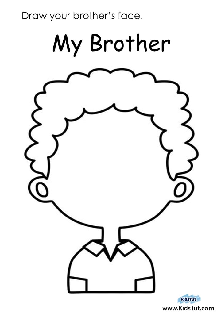 Free and Easy Family Face Drawing for kids - KidsTut