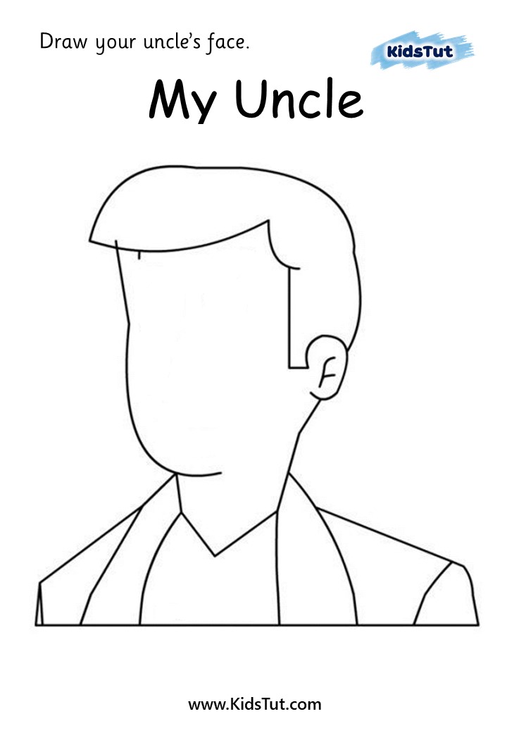 Free and Easy Family Face Drawing for kids - KidsTut