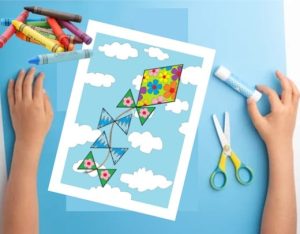 Fun and Easy Kite Crafts templates for kids - KidsTut