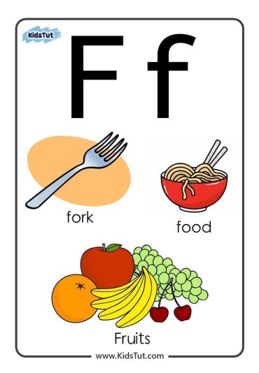 Easy ‘F’ Words with Simple Examples for Kids - KidsTut