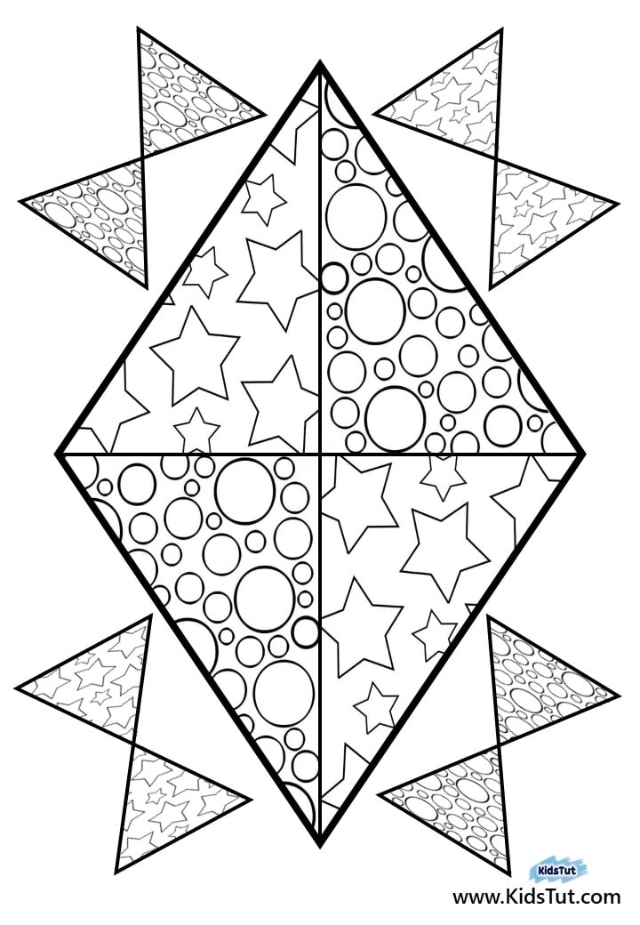 Fun and Easy Kite Crafts templates for kids - KidsTut