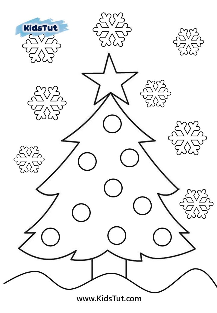 Free Printable Christmas Coloring Pages for Kids - KidsTut