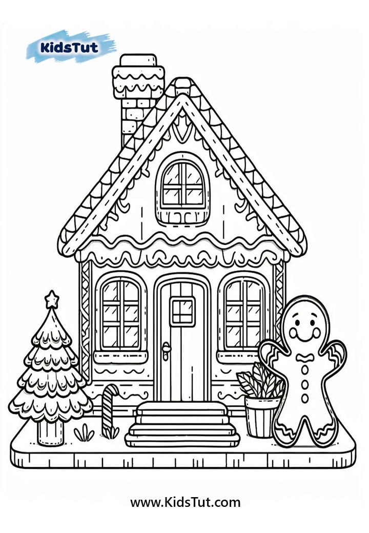 Free Printable Christmas Coloring Pages for Kids - KidsTut