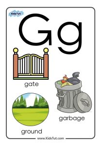 Easy ‘G’ Words with Simple Examples for Kids - KidsTut