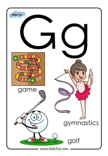 Easy ‘G’ Words with Simple Examples for Kids - KidsTut