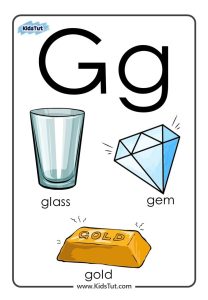 Easy ‘G’ Words with Simple Examples for Kids - KidsTut