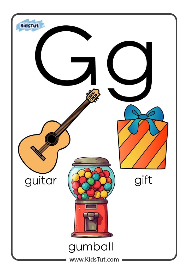 Easy ‘G’ Words with Simple Examples for Kids - KidsTut
