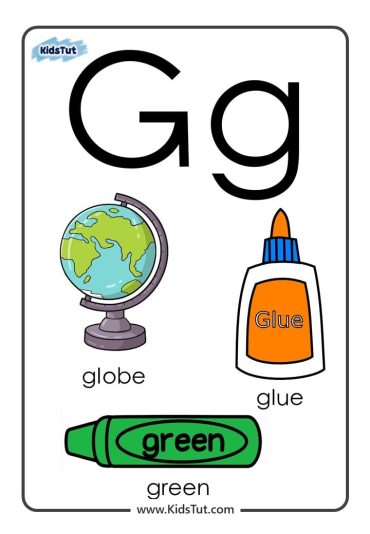 Easy ‘G’ Words with Simple Examples for Kids - KidsTut