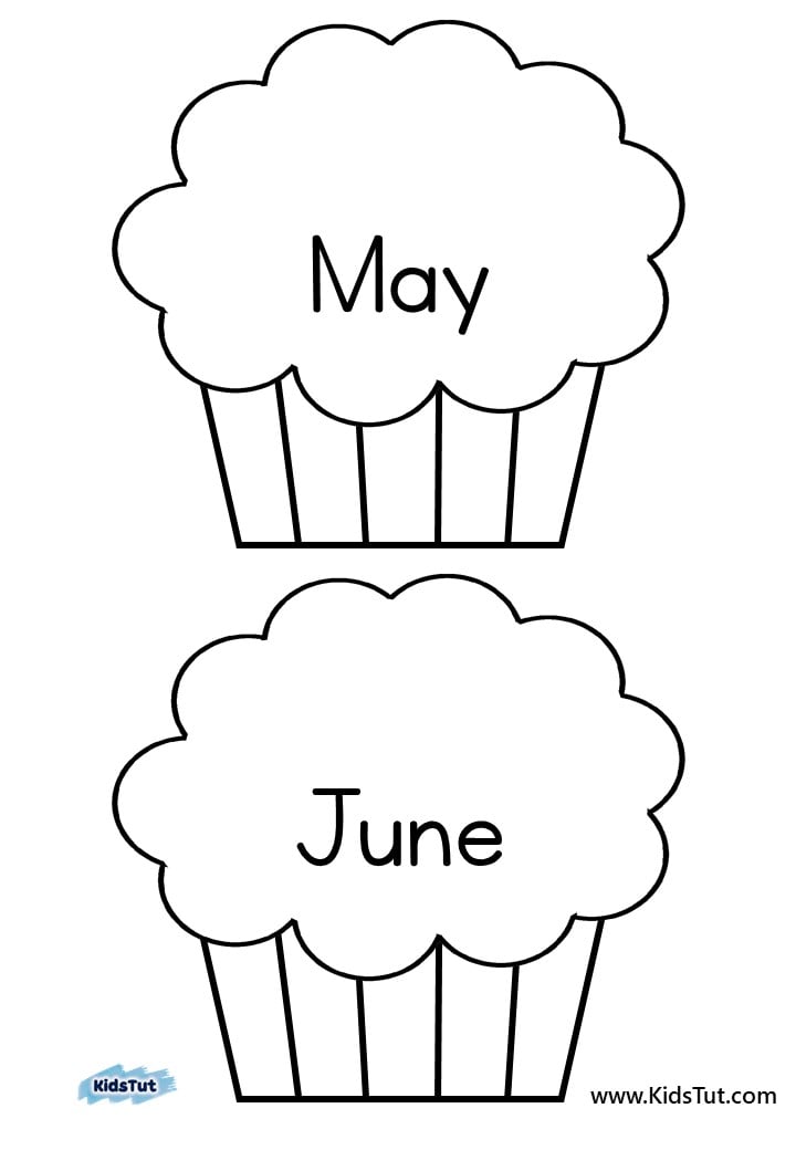 Easy Classroom Birthday Chart: Cupcake Theme - KidsTut