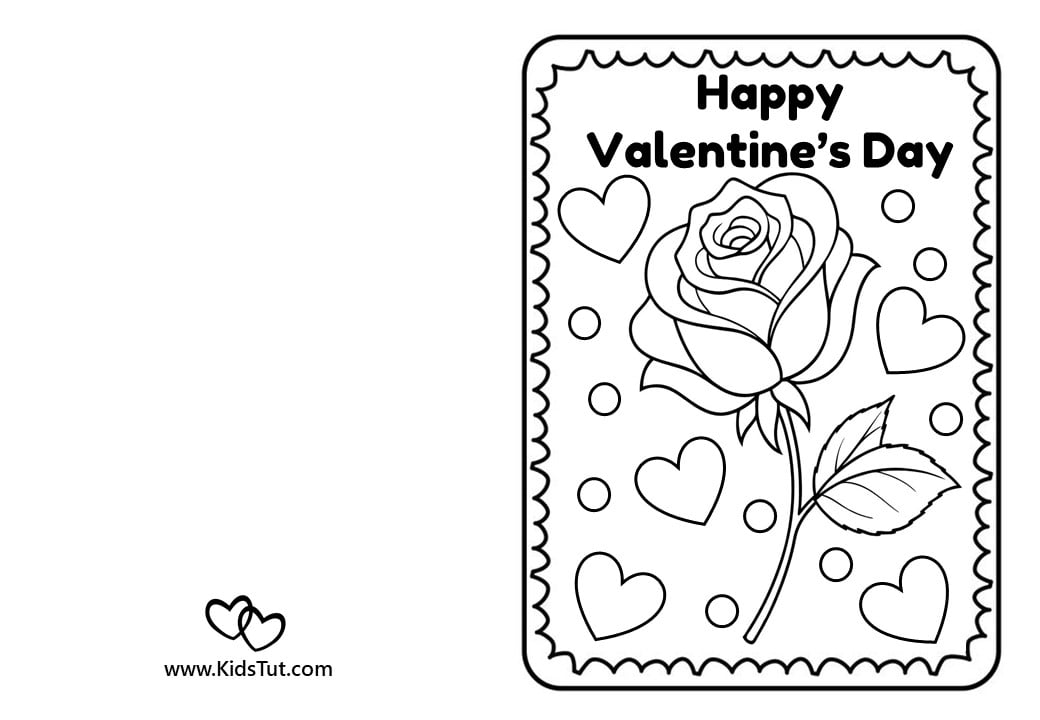 Easy Valentine’s Card Templates for Kids - KidsTut