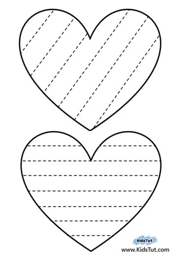 Free Valentine’s Heart Coloring Pages for Kids - KidsTut