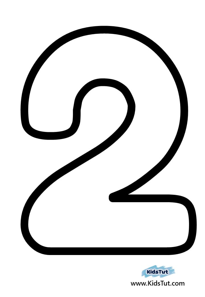 Free Easy Tear and Paste Number Learning for Kids - KidsTut