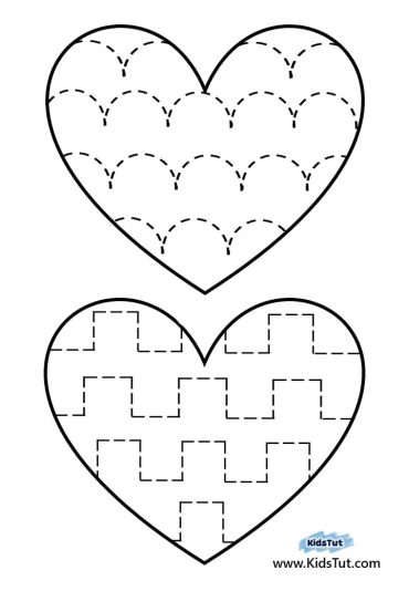 Free Valentine’s Heart Coloring Pages for Kids - KidsTut