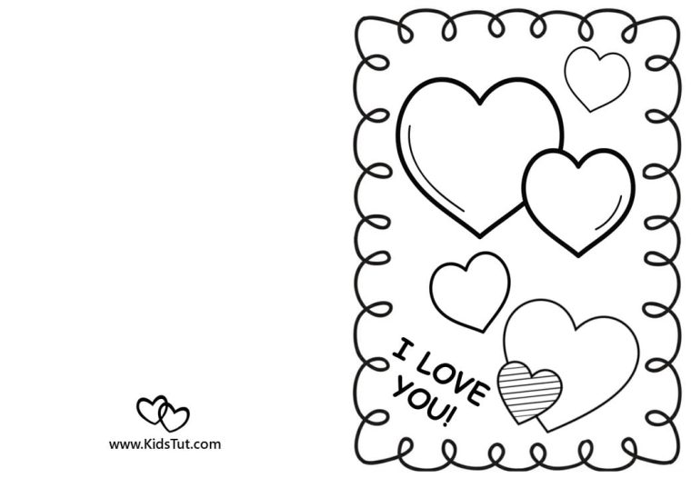Easy Valentine’s Card Templates for Kids - KidsTut