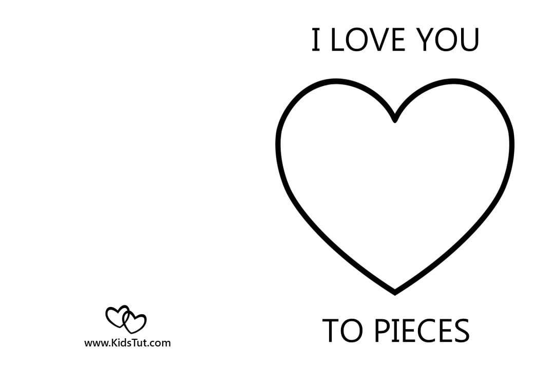 Easy Valentine’s Card Templates for Kids - KidsTut