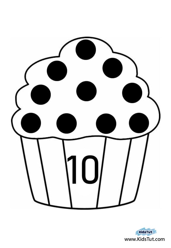 Fun and Easy Cupcake Counting Activity for Kids - KidsTut