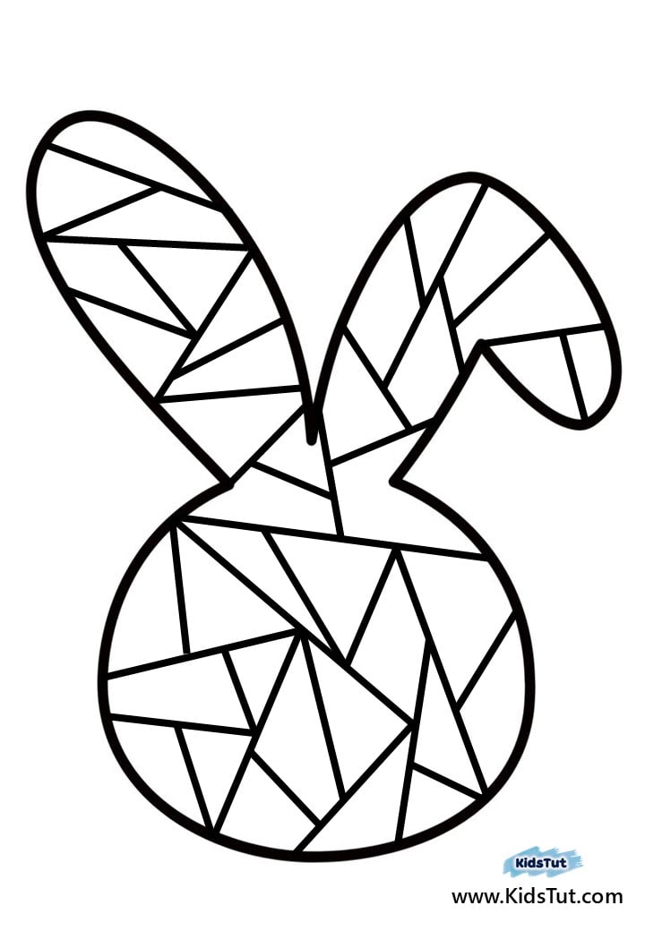 Free Printable Easter bunny Coloring pages - KidsTut