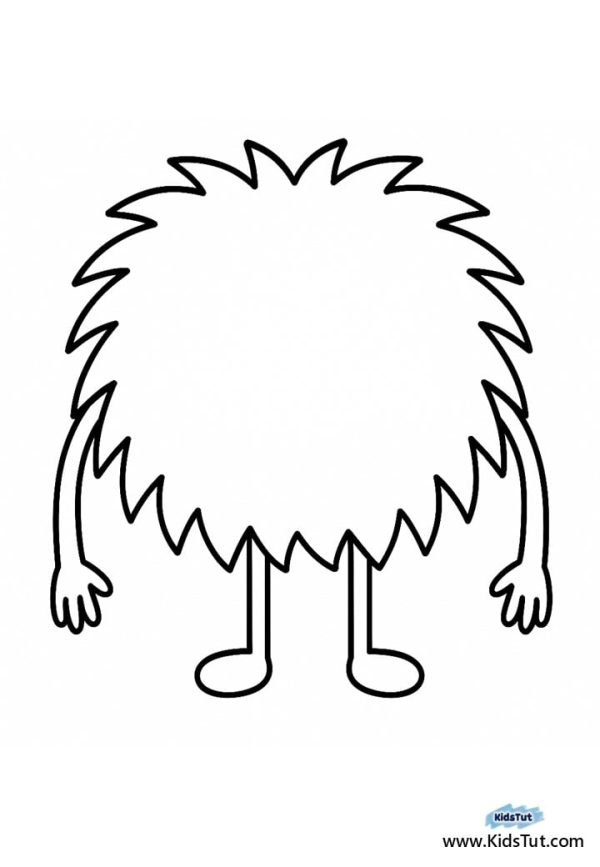 Monster Activity Sheets for Kids: Easy Cut & Paste - KidsTut