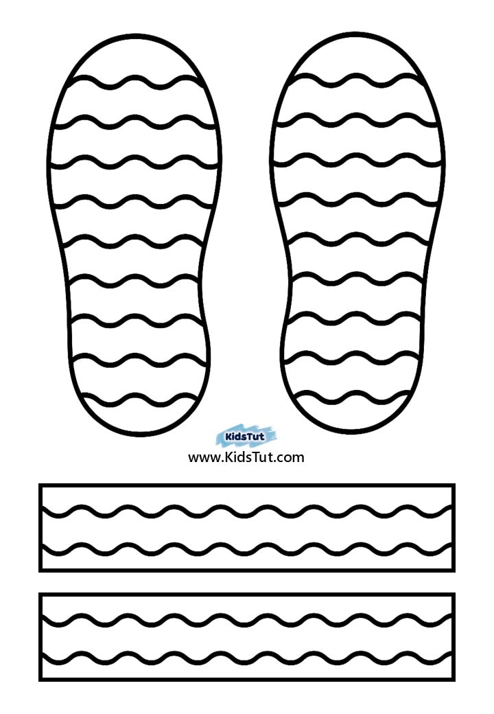 Easy Summer Crafts for kids: Summer sandal Craft - KidsTut