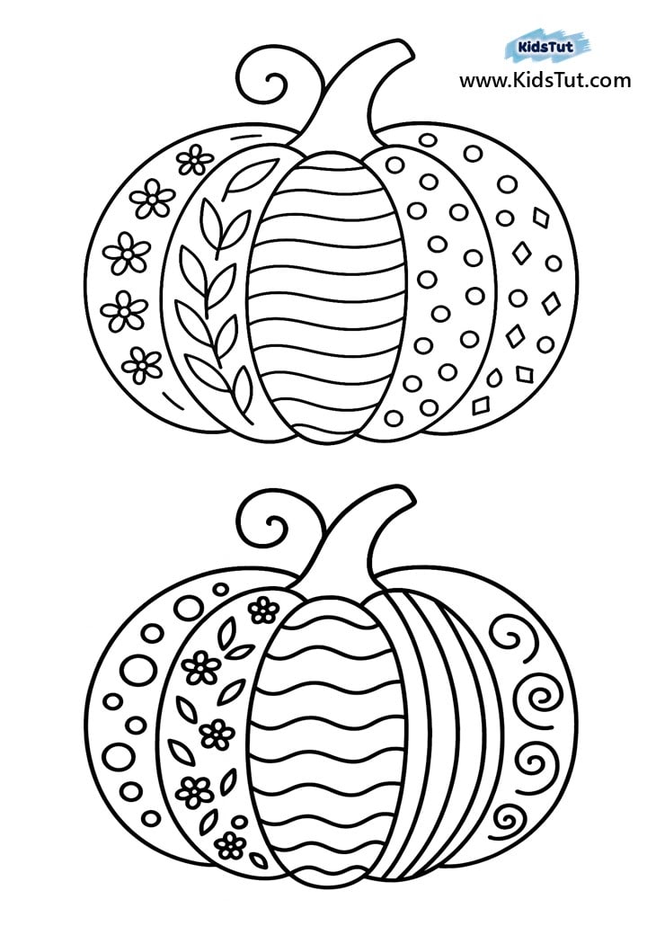 Free Printable Pumpkin Coloring Pages for Kids - KidsTut