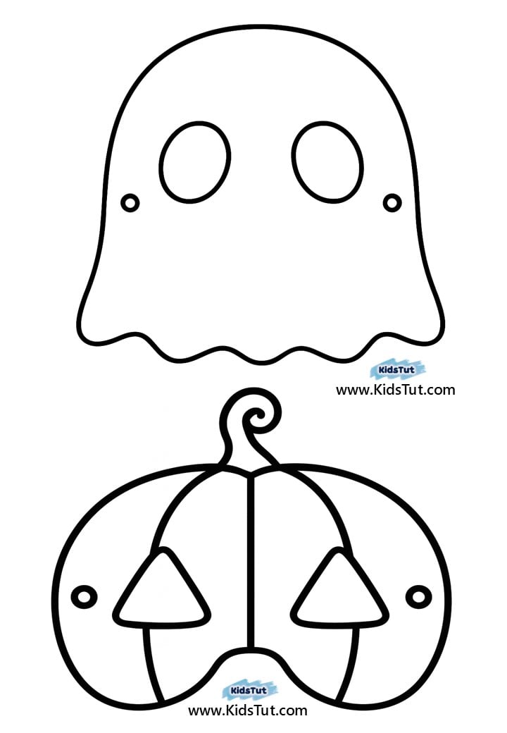 12 Simple and Fun Halloween Masks for Kids - KidsTut